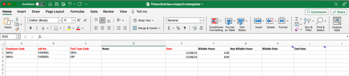 How to import timesheets